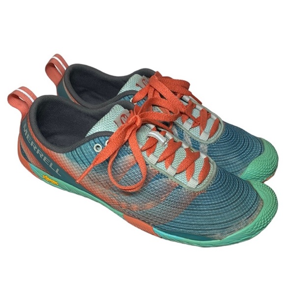 Merrell | Shoes | Merrell Vapor Glove 2 Shoes 75 Sea Blue Coralbarefoot ...
